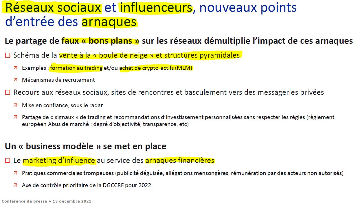 Arnaques: des influenceurs vous entubent sur les réseaux sociaux – Deontofi.com