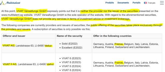 Thomas Lloyd, Vivat Multitalent, Horizon AM, ventes sanctionnées ...
